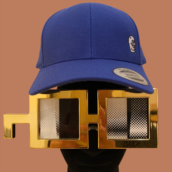 Skratchy Seal & Giant Robo Snap-Back Curved Billed Hat baseball cap Lt ...